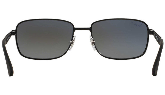 Ray-Ban Matte Black / Grey Mirror Polarized Sunglasses ( RB3529 006/82 ...