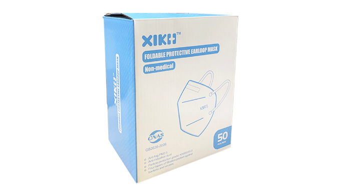 SENGTOR XIKO KN95 (CDC Authorized Appendix A) 3D Protective Face Mask ...